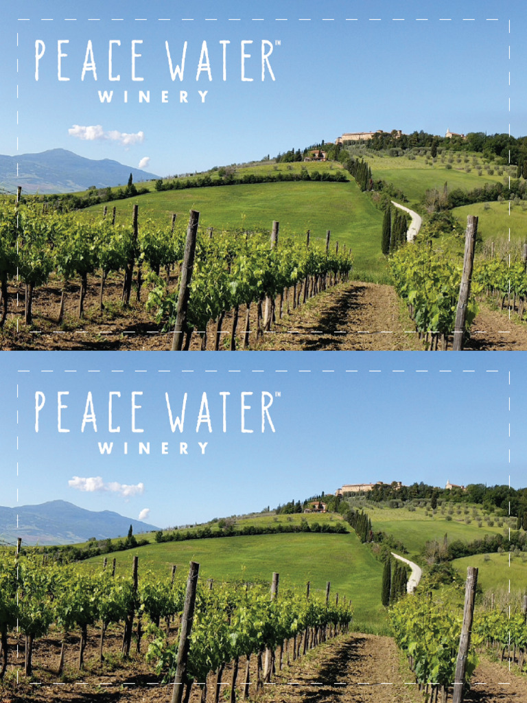 Peace Water Winery PRINT | PDF