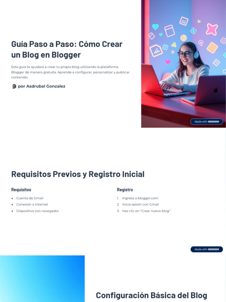 Como Crear Un Blog en Blogger | PDF