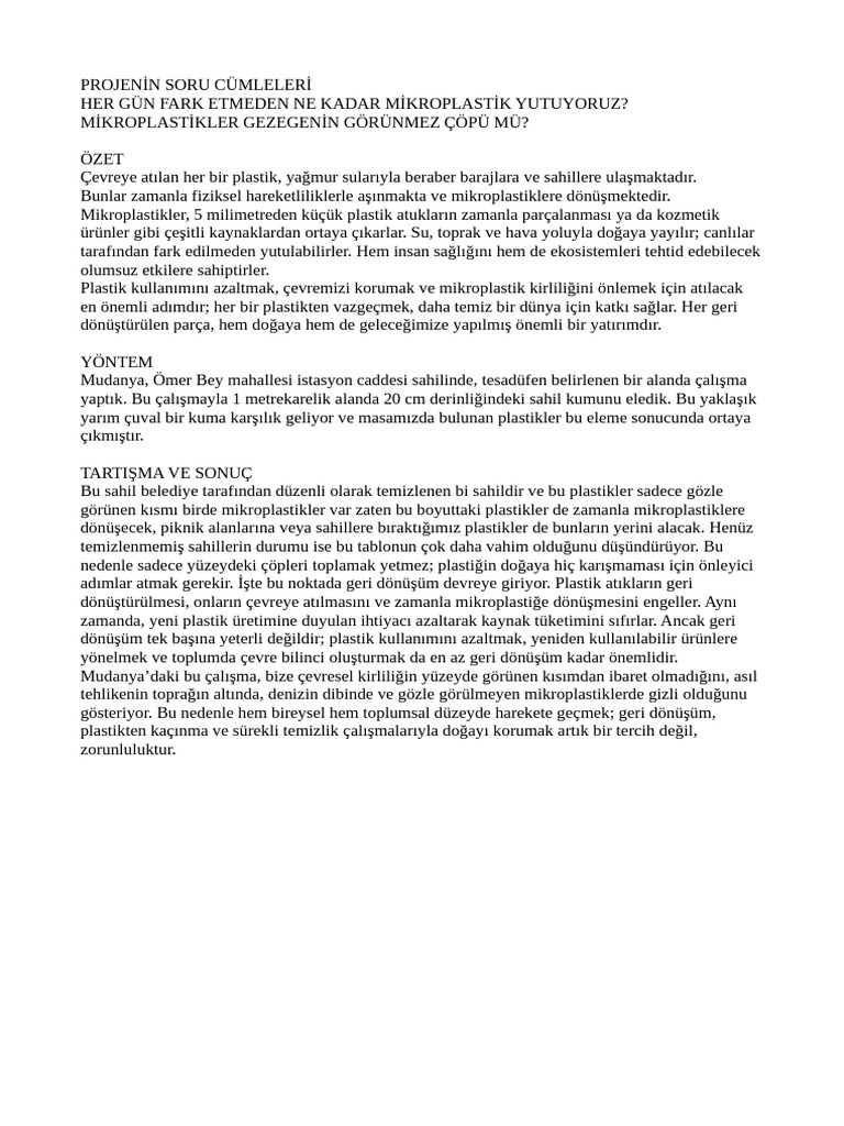 Hakki Yilmaz Geri̇ Dönüşüm | PDF