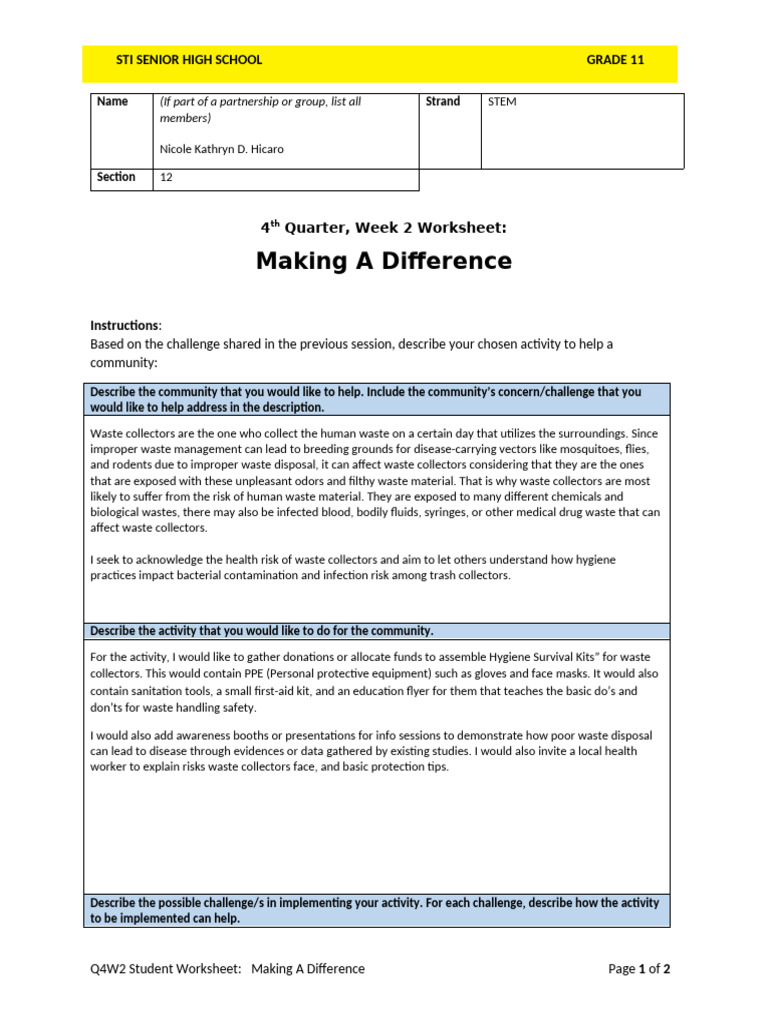 Hygiene Support for Waste Collectors | PDF | Personal Protective ...