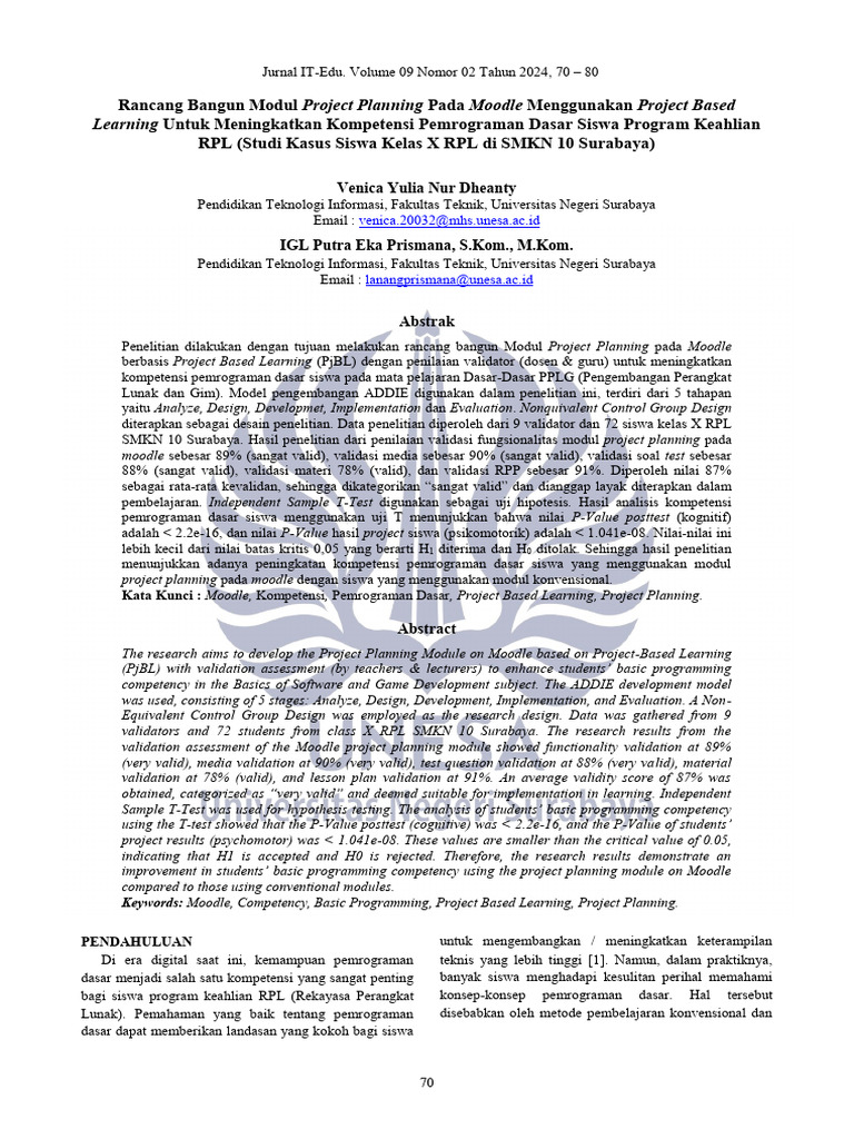 Itedu,+Artikel Venica+Yulia+Nur+Dheanty 4 | PDF