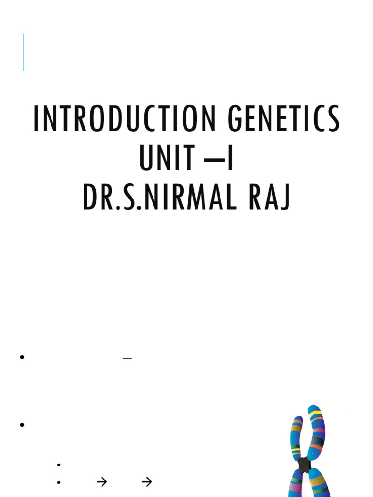Introduction to Genetics and Mendel's Principles | PDF | Dominance ...