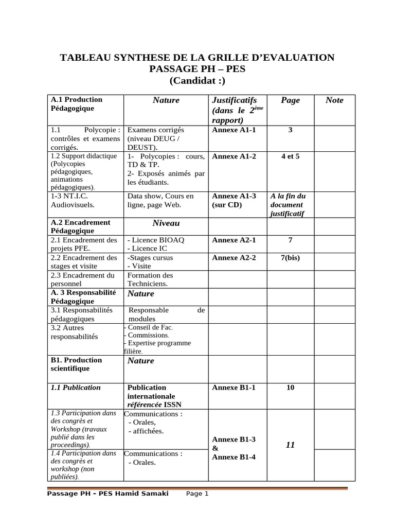 Évaluation Pédagogique et Scientifique | PDF | Études supérieures ...