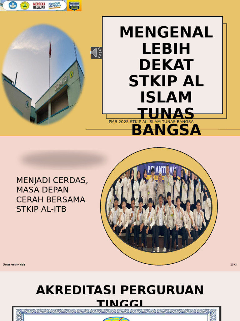 Mengenal Lebih Dekat Stkip Al Itb (PMB 2025) | PDF