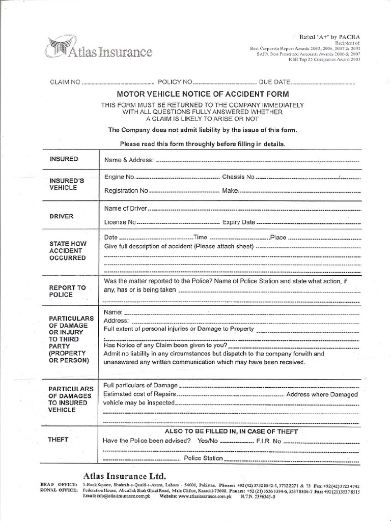 493841883-Atlas Insurance Claim Form | PDF