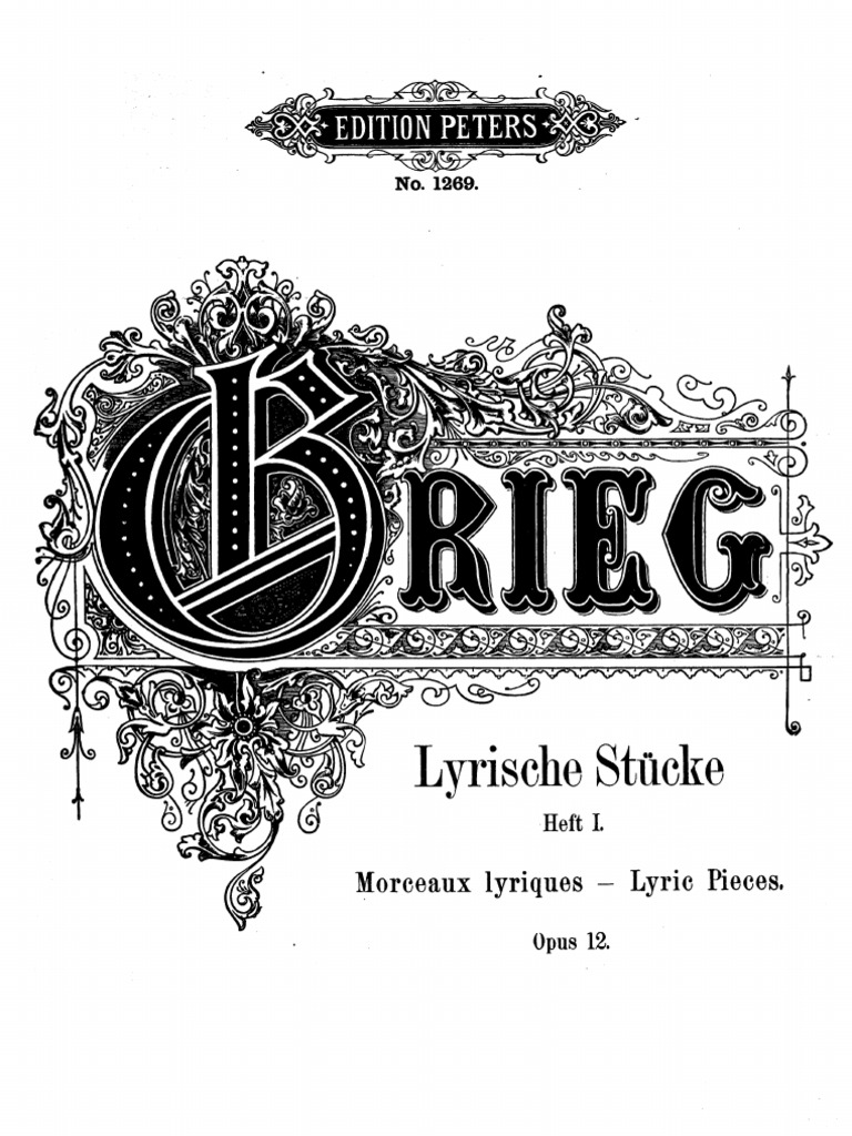 Grieg Op 2 | PDF
