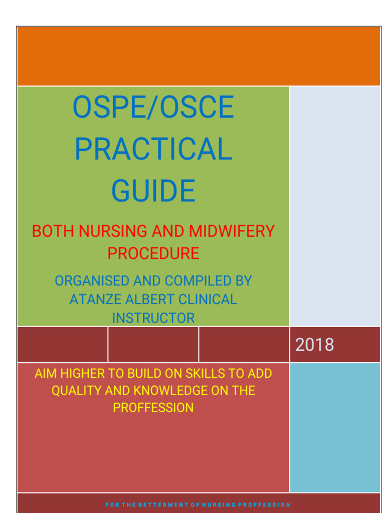 Practicals Guide Ospe Osce-1(3) | PDF