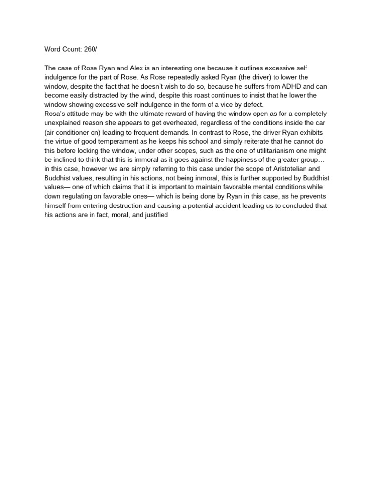 CASE4: An Ethics Analysis | PDF