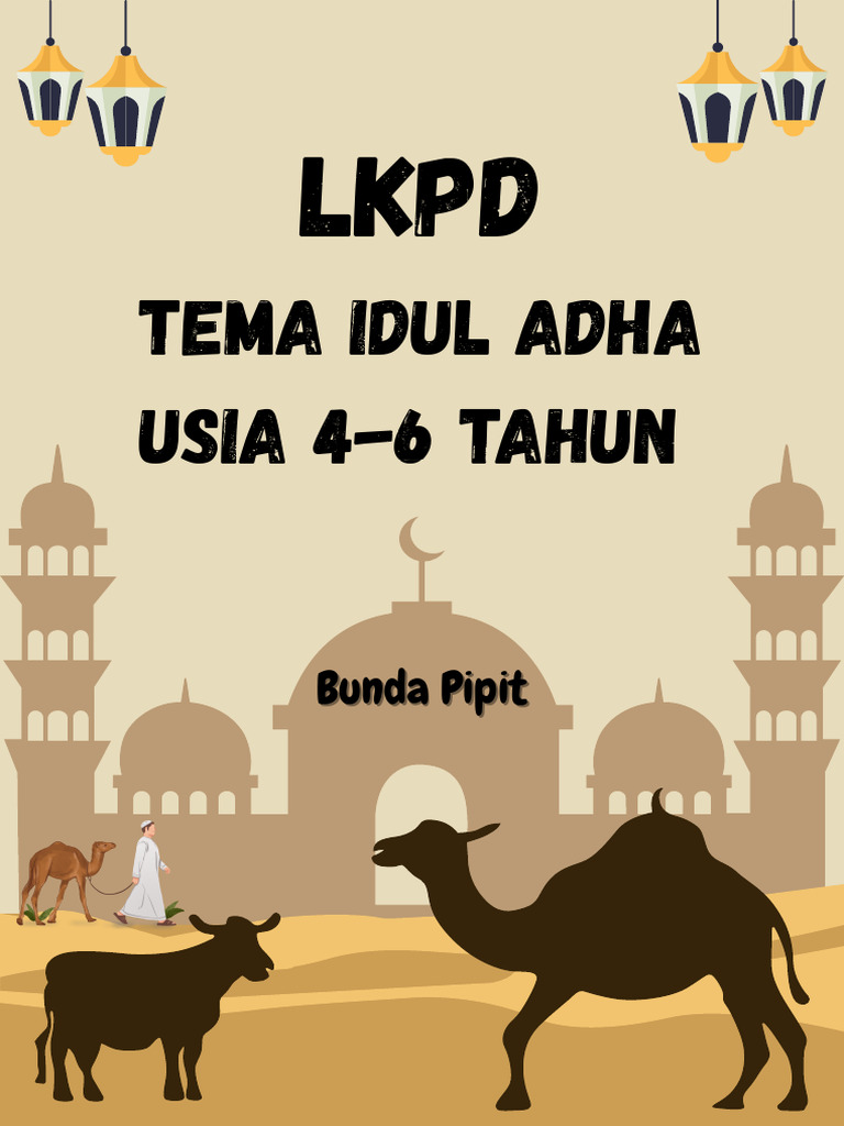LKPD Tema Idul Adha Usia 4-6 Tahun | PDF