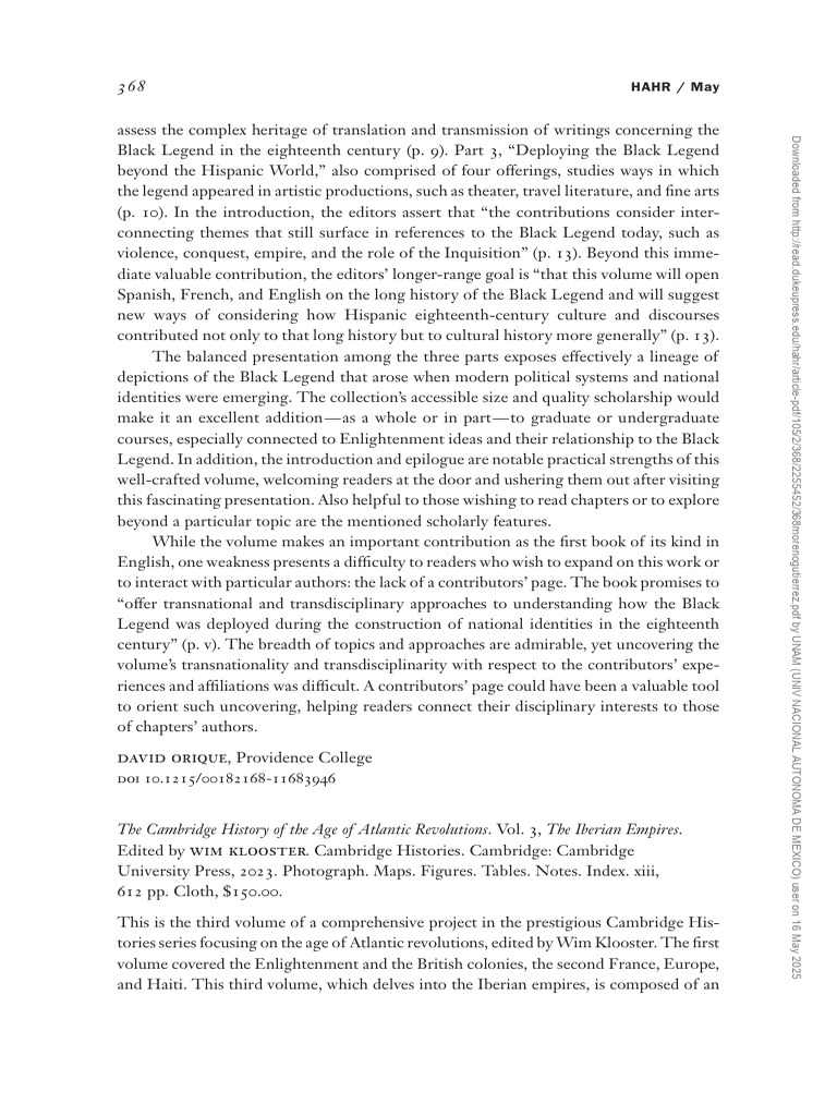 The Cambridge History of The Age of Atla | PDF | Historiography ...