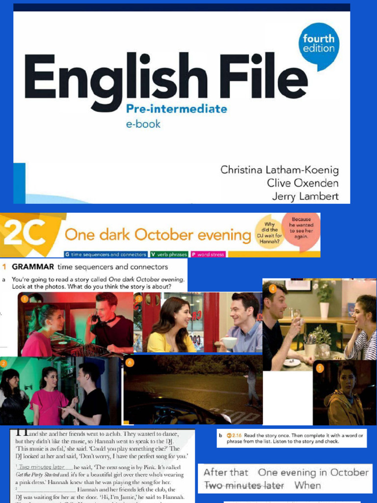 _English File Pre- Int SB Lessons 2C | PDF