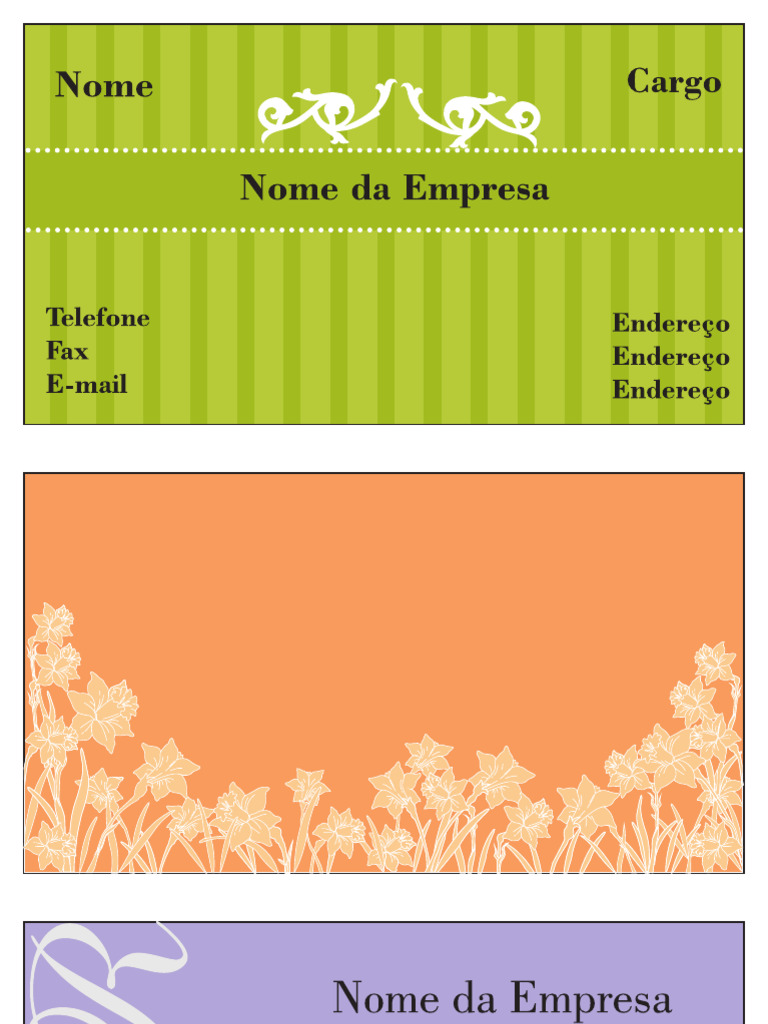 Business Card Samples | PDF