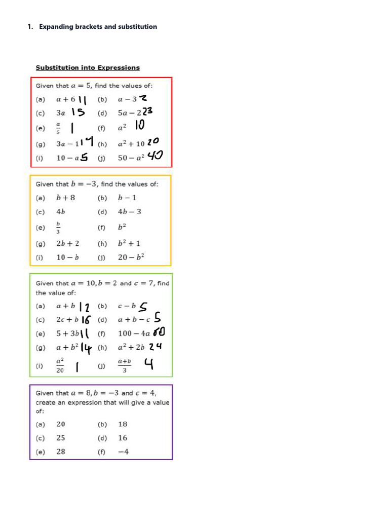 Revison Booklet EOY Exam Part 2 | PDF