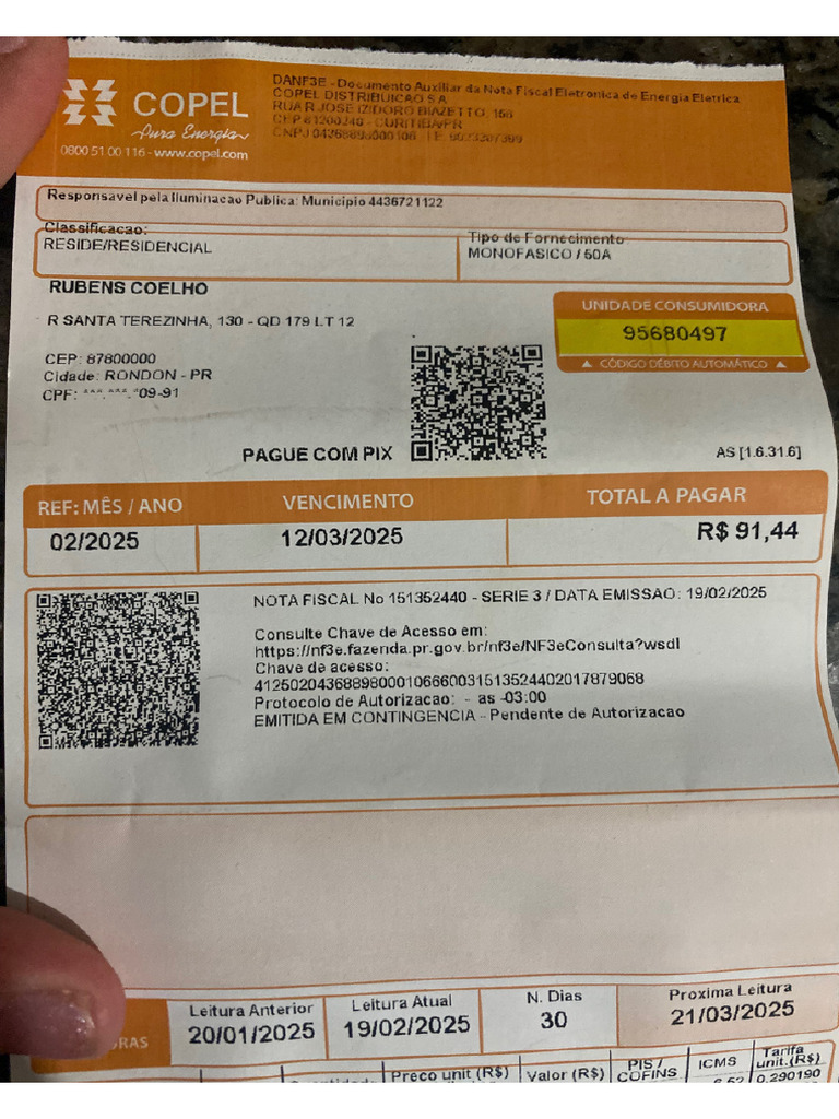 Comprovante de Residência | PDF