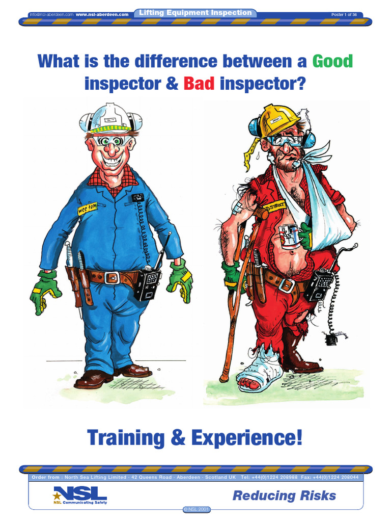 Lifting Equip Inspection | PDF | Safety | Equipment
