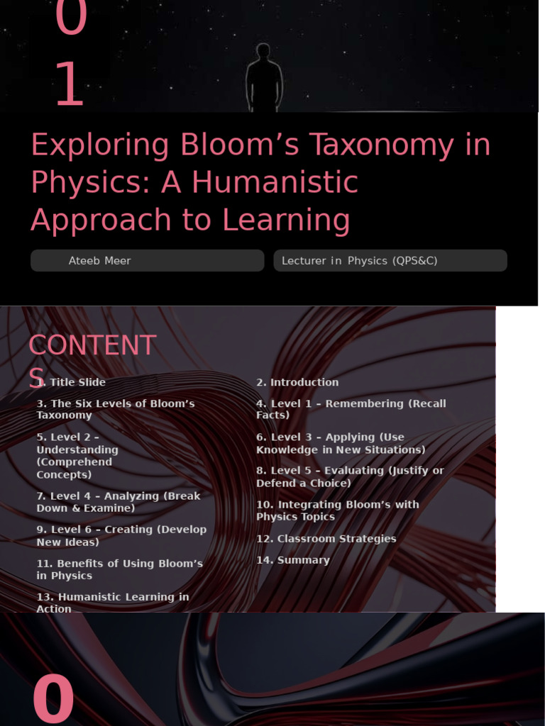 Exploring Bloom's Taxonomy in | PDF | Cognition | Cognitive Science