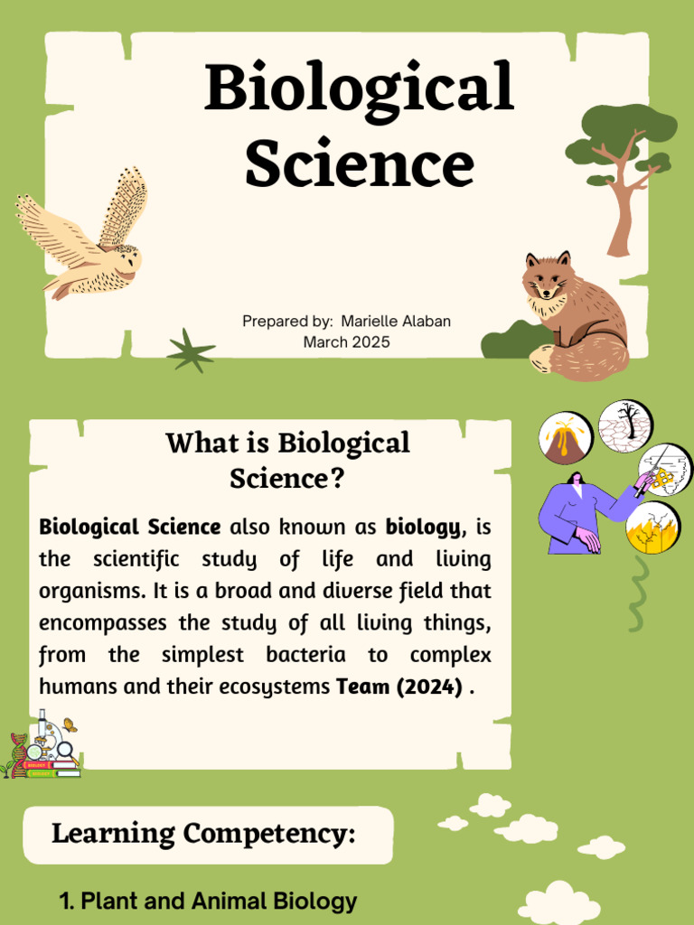 Understanding Biological Science Basics | PDF | Cell (Biology) | Biology