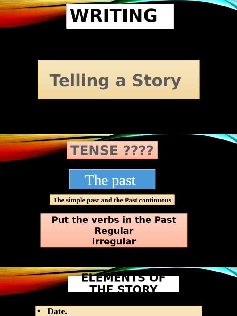 Grade 4 Story Writing Guide | PDF | Linguistic Morphology | Grammar