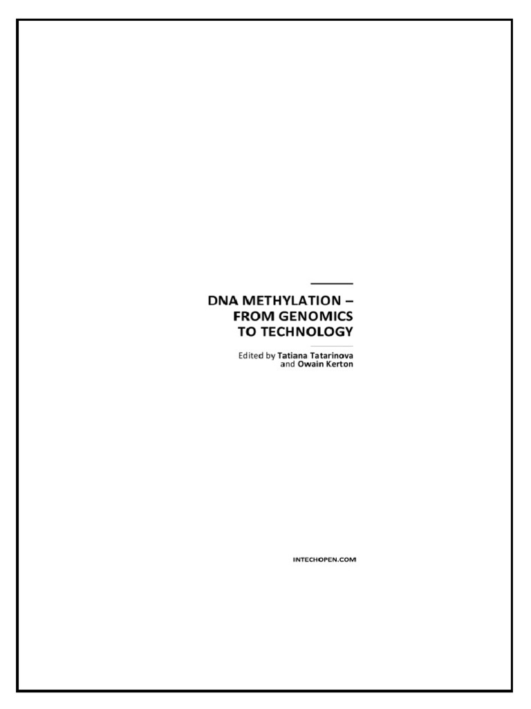 Dna Methylation And Trinucleotide Repeat Expansion Diseases Pook pdf download | PDF | Dna ...