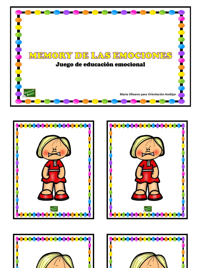 Memorama de Las Emociones | PDF