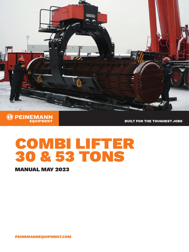 Combi Lifter User Manual 30T & 53T | PDF | Safety | Switch