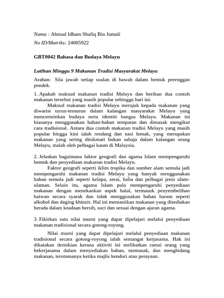 Latihan M9 | PDF