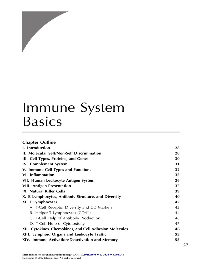 Molecular Self Non-Self Discrimination | PDF | Immune System ...