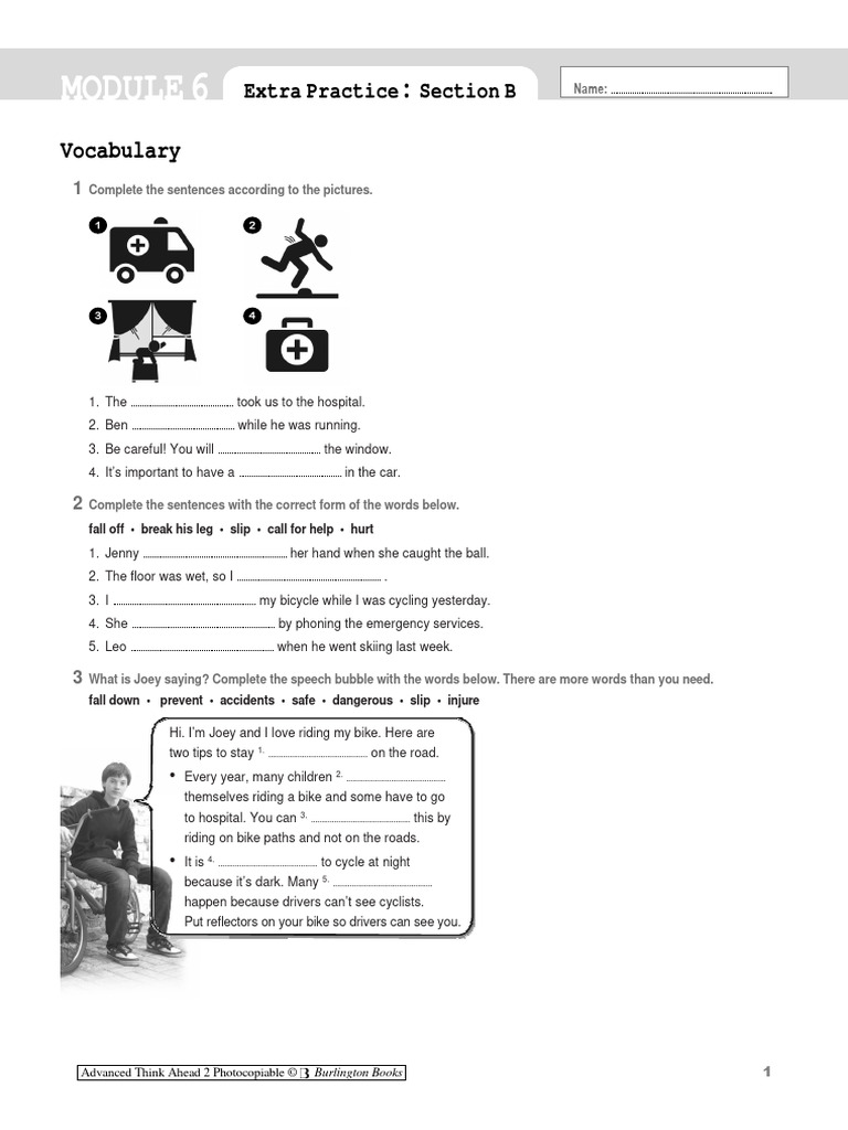 Review Worksheet Module 6B | PDF | Linguistics | Grammar