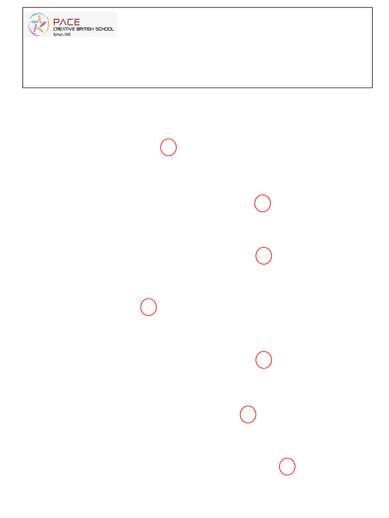 Science Revision Answer Key Worksheet | PDF | Foods | Plants