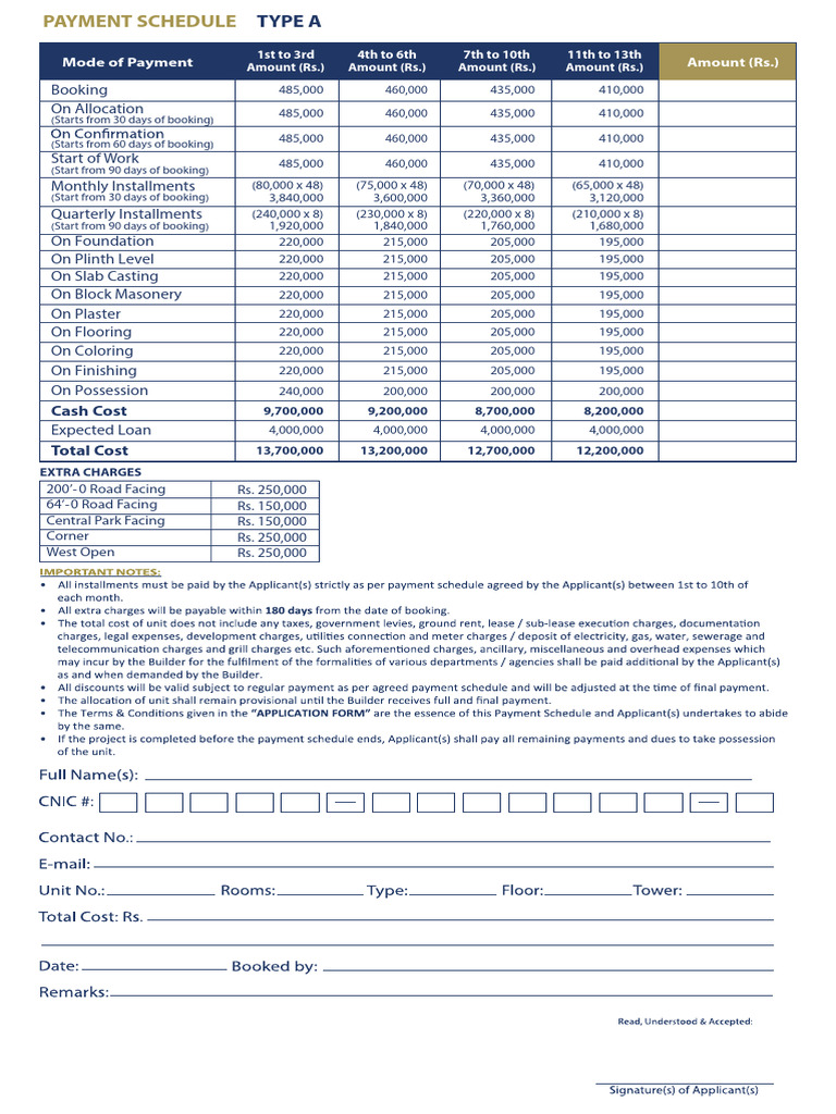 CGV - Payment Plan January 2024 | PDF