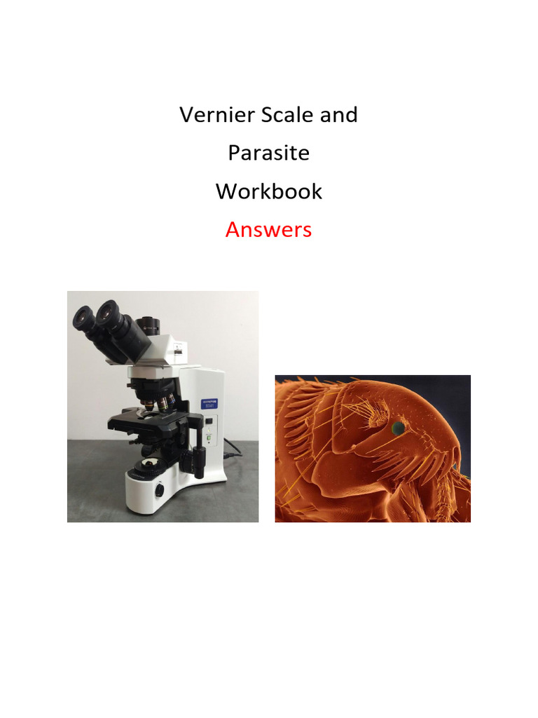 Vernier Scale and Parasite Workbook Answers | PDF