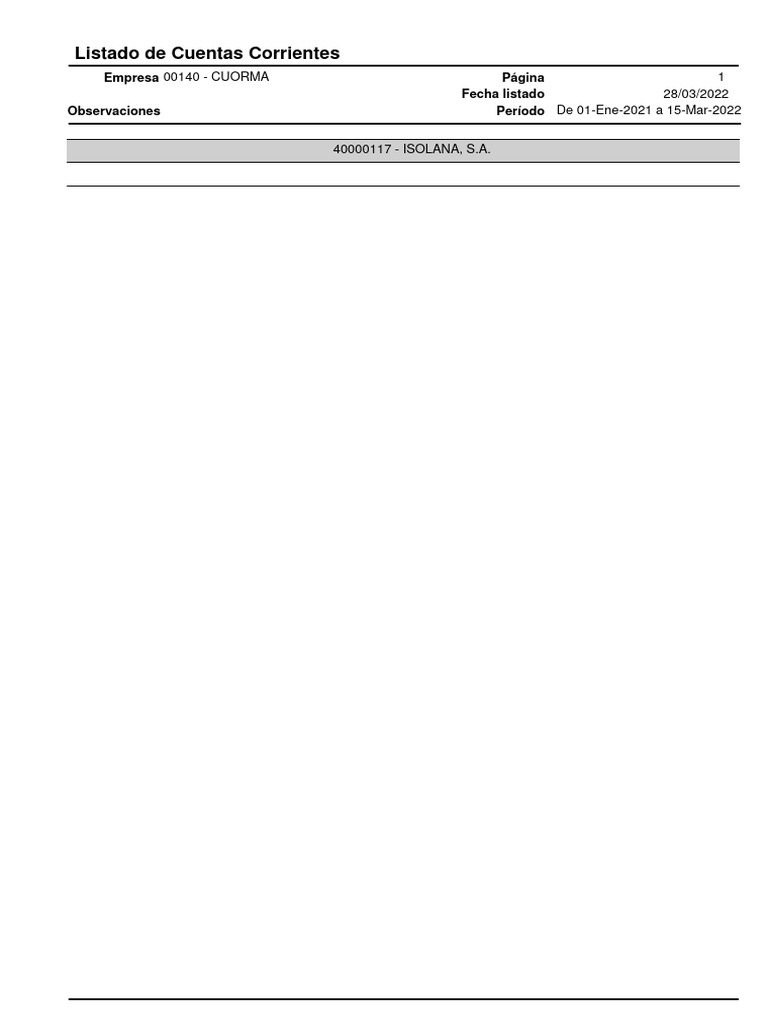 Isolana Mayor 2021-2022 | PDF