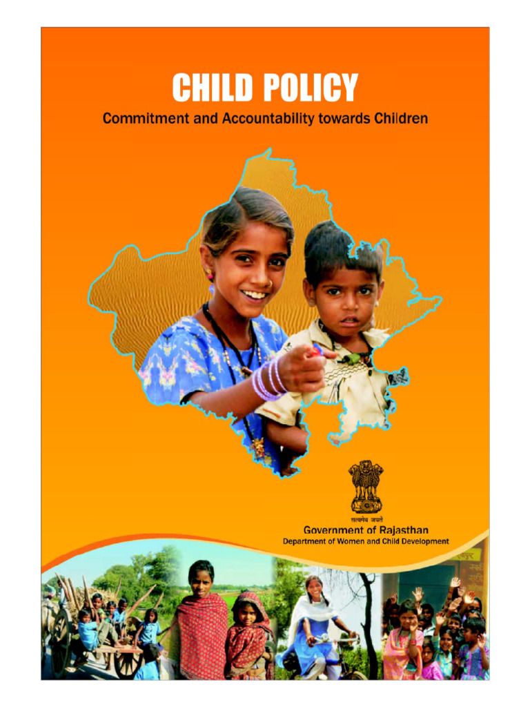 Rajasthan Child Policy | PDF