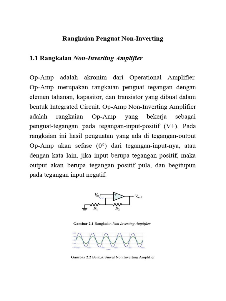 Referensi 2 Non-Inverting | PDF