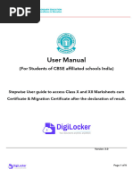 Access CBSE Marksheets via DigiLocker | PDF | Cyberspace | World Wide Web