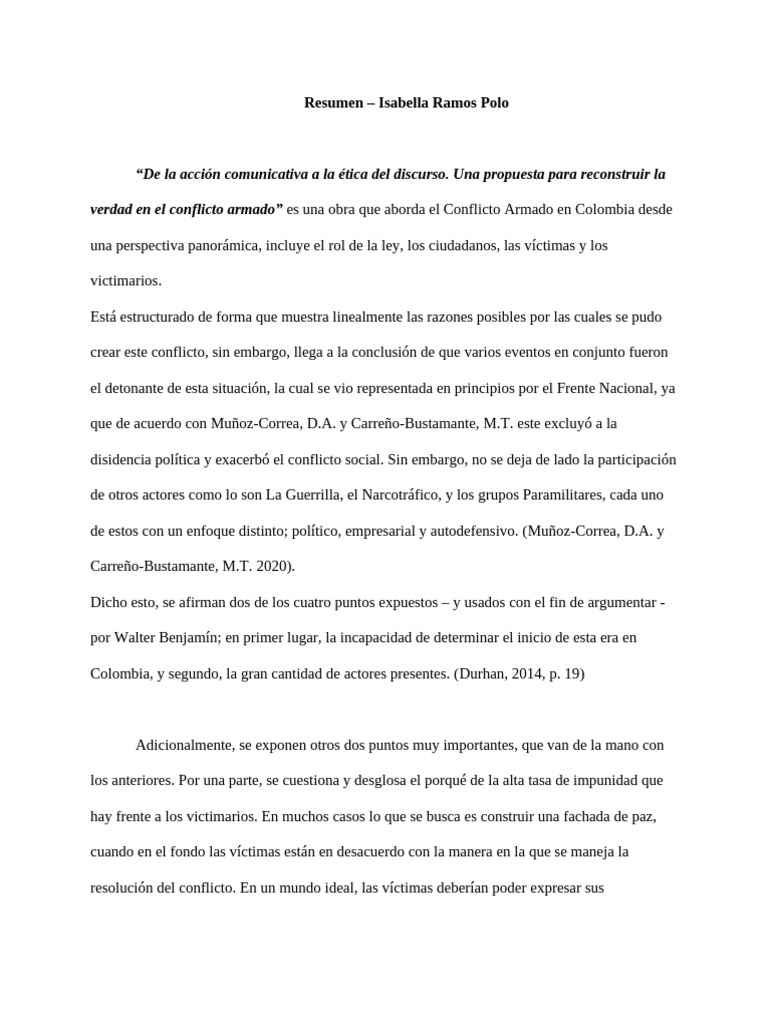 Resumen - Isabella Ramos | PDF