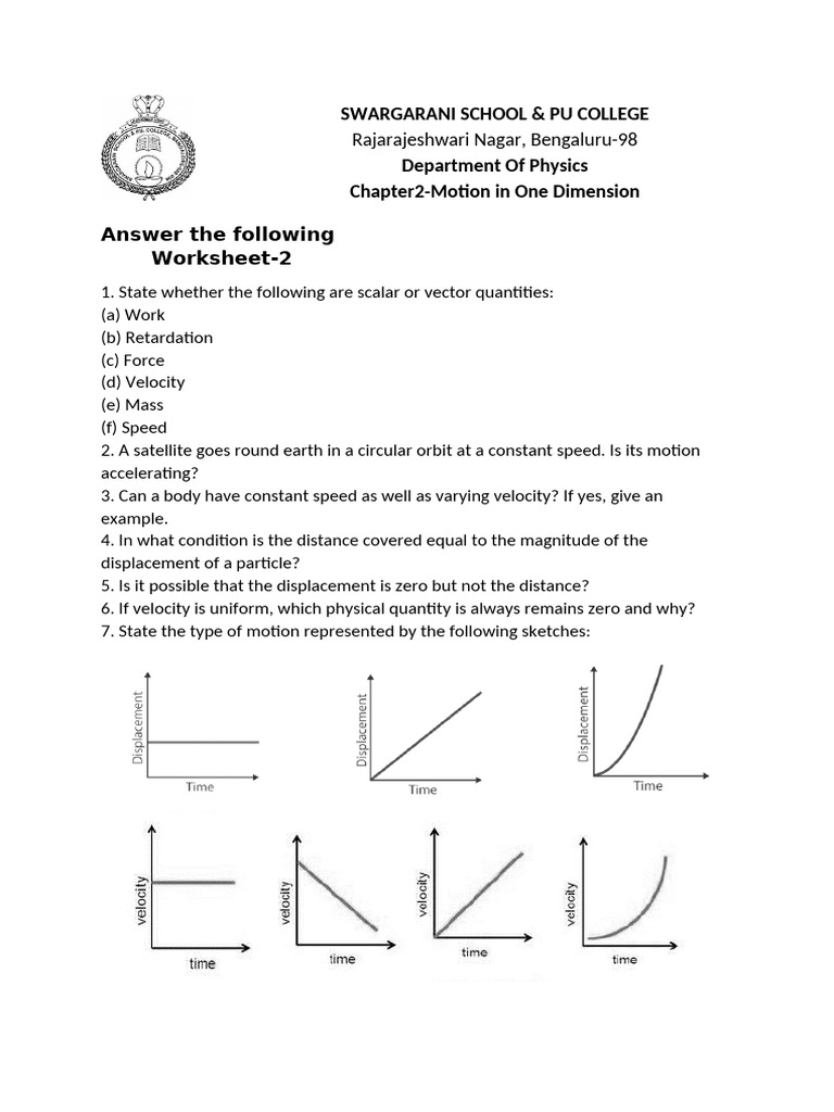 c9 Worksheet Ch2 | PDF