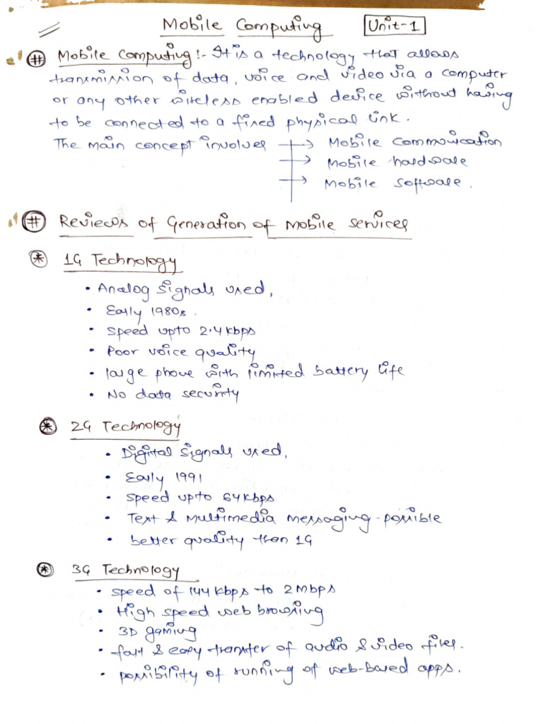 Mobile Computing Final | PDF