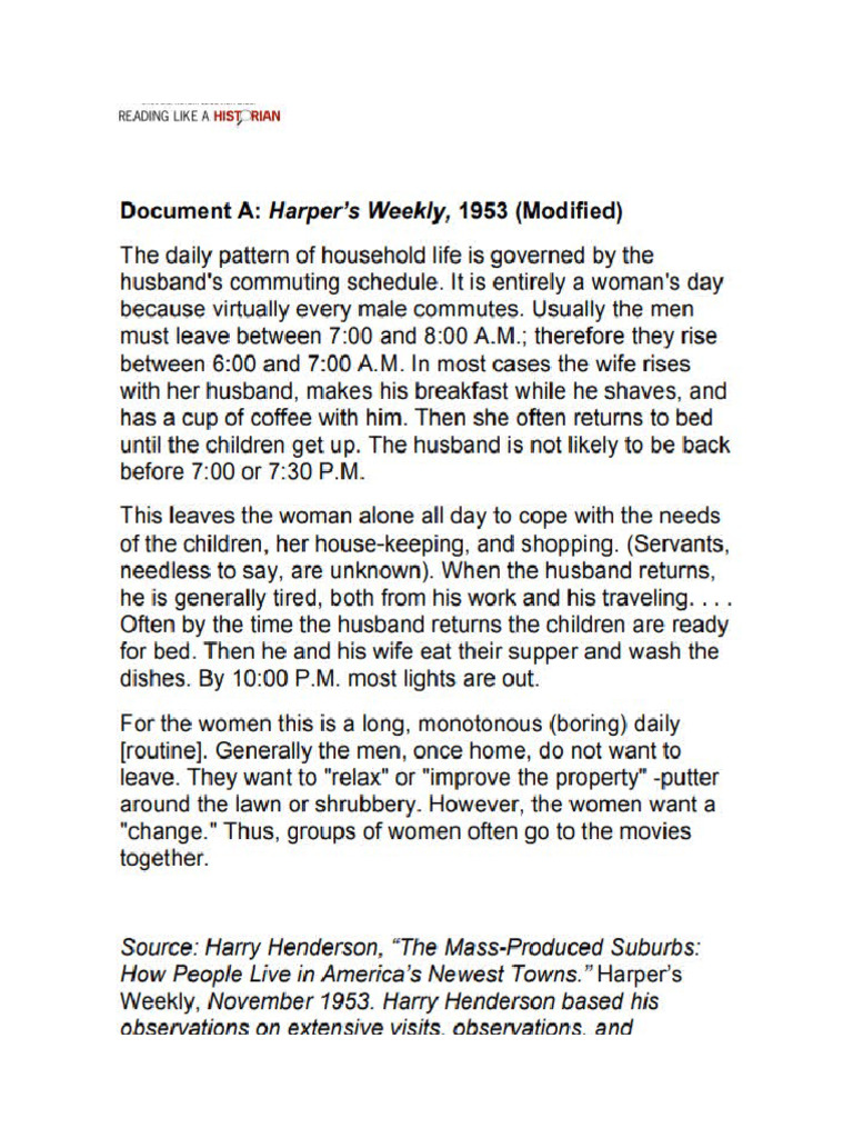 Women of The 1950s Historian | PDF