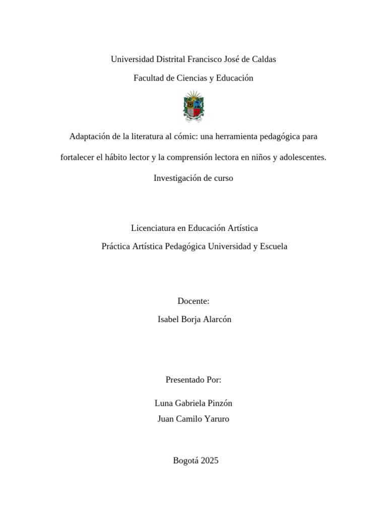 Adaptación de La Literatura Al Cómic: Una Herramienta Pedagógica para ...