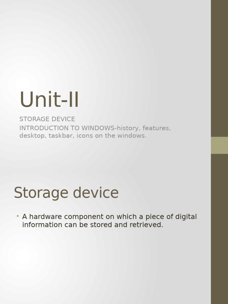 Computer Unit 2 | PDF | Computer Data Storage | Byte
