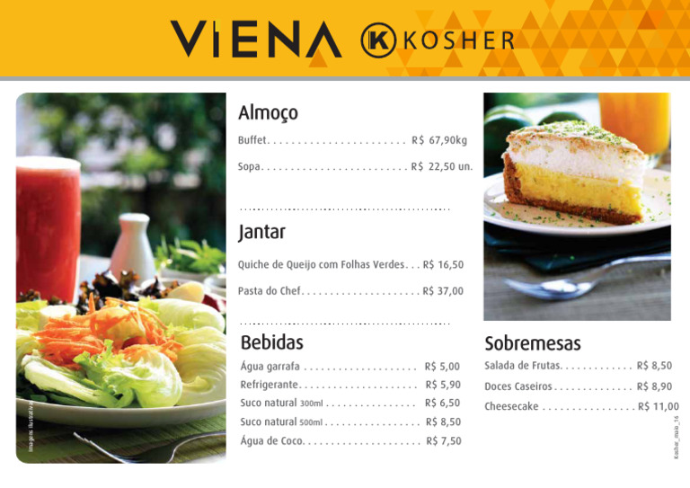 BX Menu Kosher Mod01 A4 Maio16 | PDF