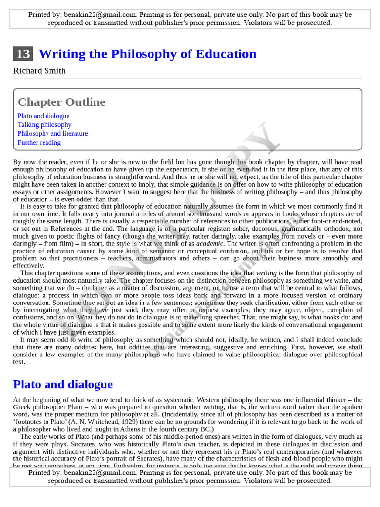 Personal Use Printing Notice | PDF