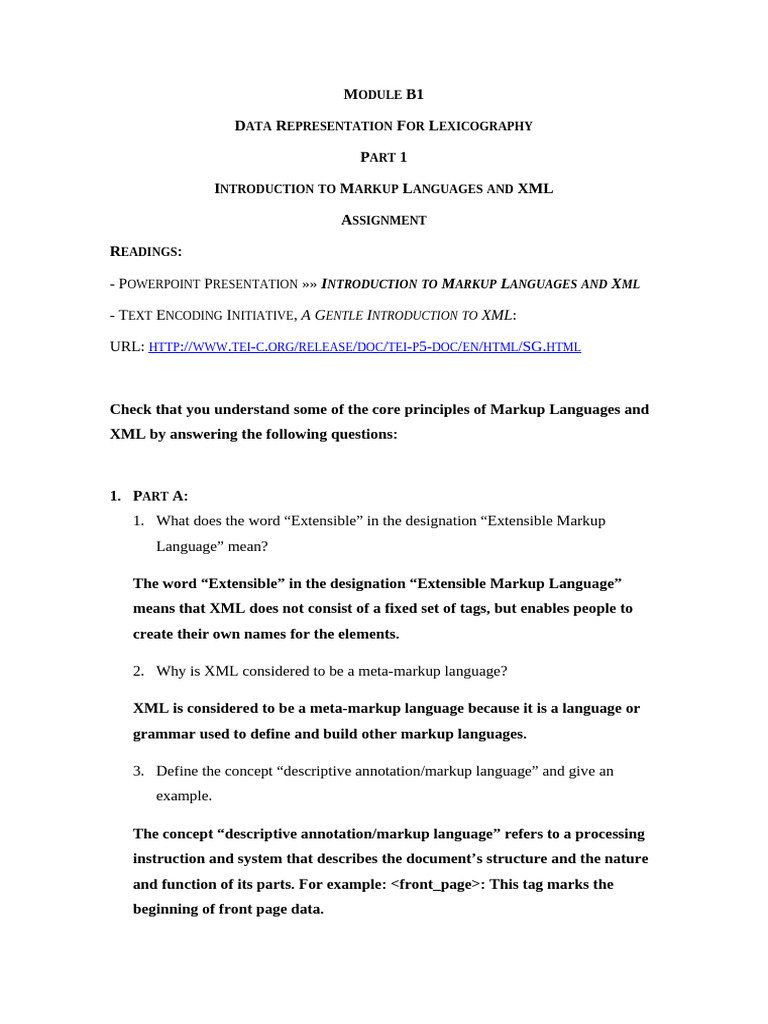 B 1.10 Assignment Hervé-Stephane M'Bea | PDF | Markup Language | Xml