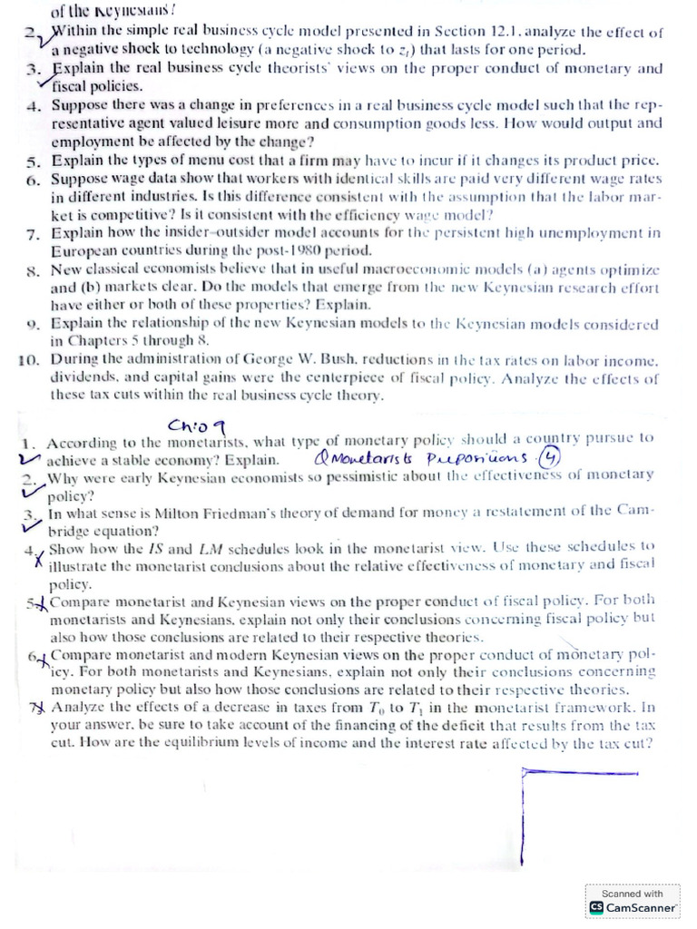 Macro Econometrics Notes | PDF