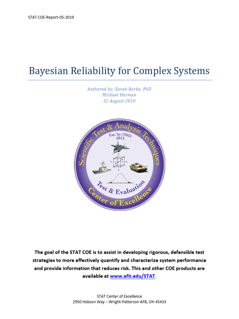 Bayesian Reliability For Complex Systems | PDF | Bayesian Inference | Statistical Inference