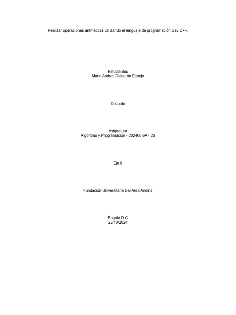Algoritmos y Programacion | PDF | C ++ | Paradigmas de programación