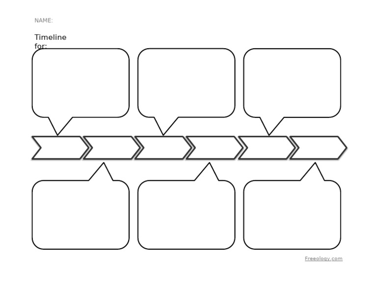 Blank Timeline Template For Kids | PDF