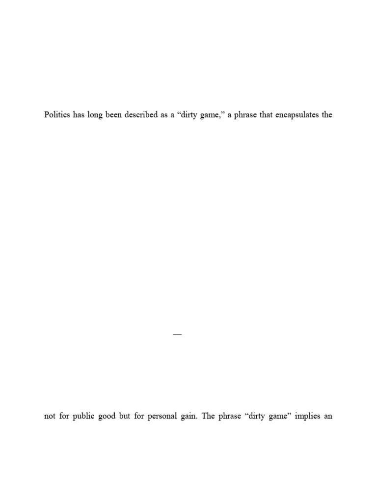 Title - Politics-WPS Office | PDF | Corruption | Politician