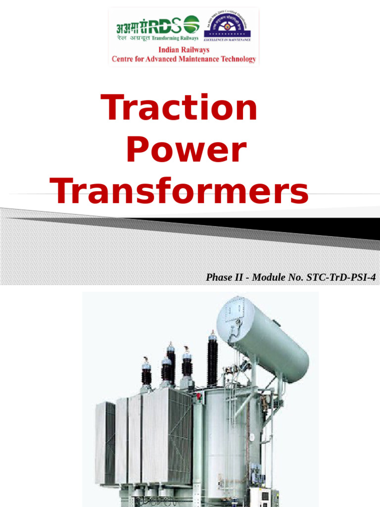 B. Traction Power Transformers | PDF | Transformer | Electricity